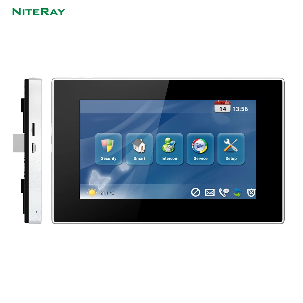 Touch-Screen-SIP-Indoor-Station-Pad-7-Inch-LCD-Display-Remote-Access ...
