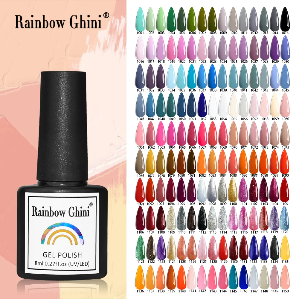 RG-150-Colors-Nail-Gel-Polish-Glitter-Semi-Permanent-Gellack-Art-Salon ...