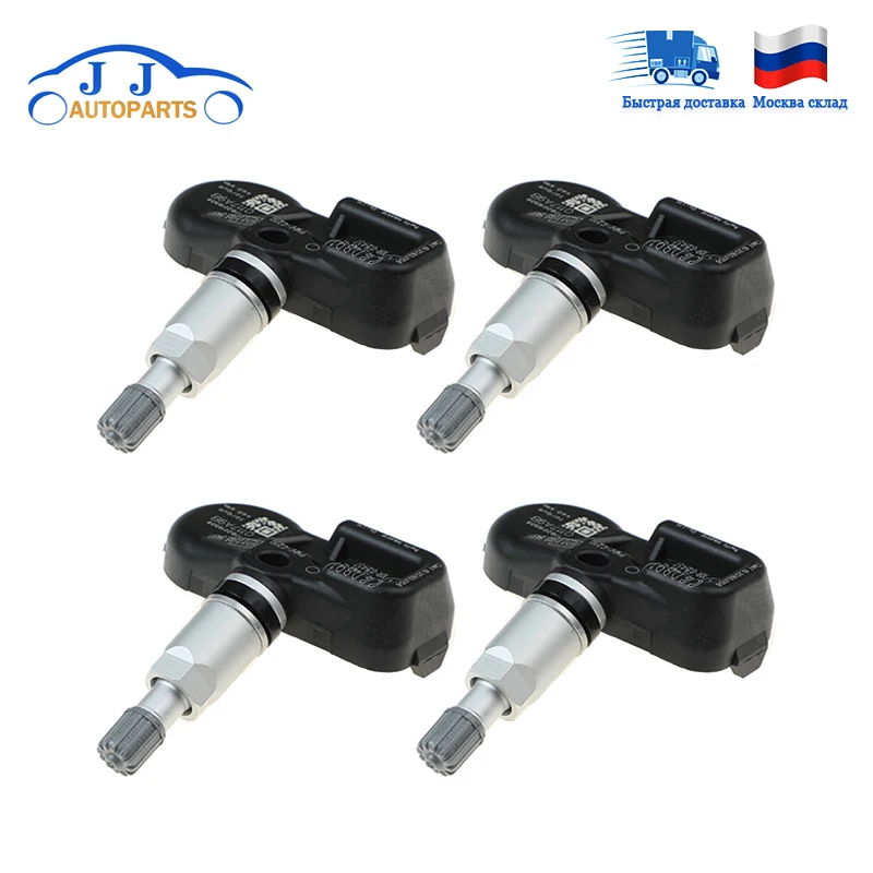 4pcs 42607-30071 PMVC210 433MHz Tire Pressure Sensor TPMS For Toyota ...