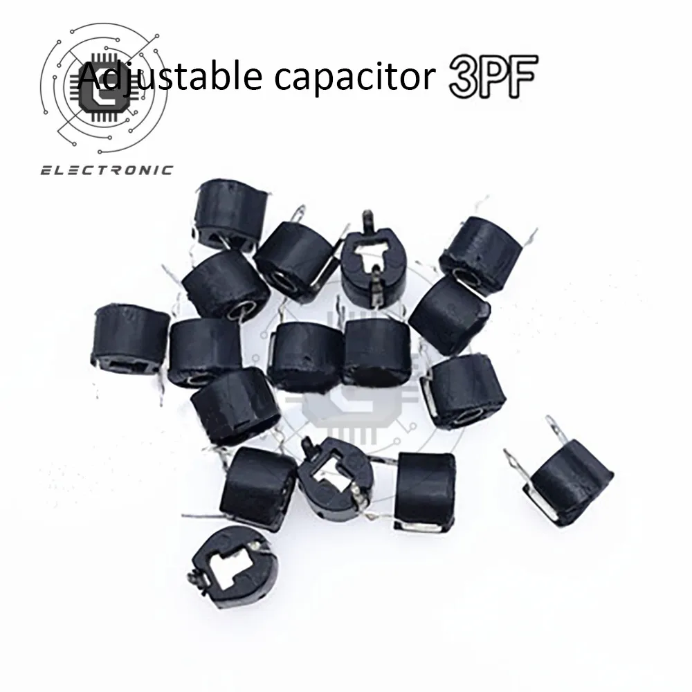 Condensador de cerámica Variable, recortador de 10 piezas, 6mm, 3PF ...