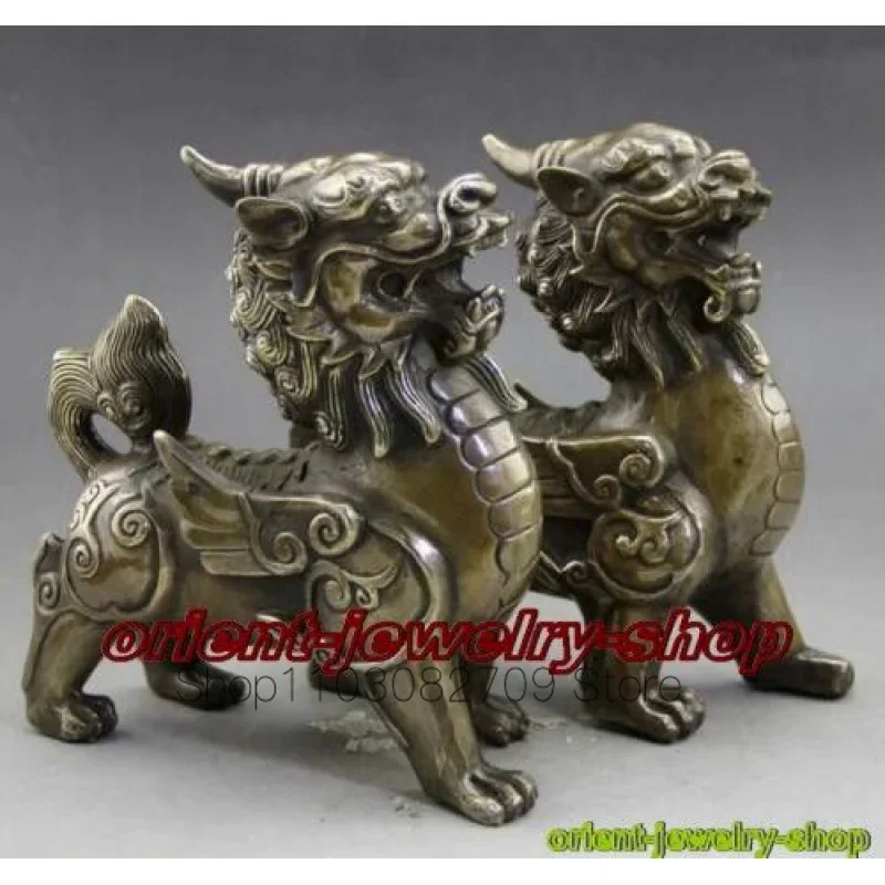 old-fengshui-Antique-Bronze-Hand-carving-pixiu-Unicorn-statue-a-pair.jpg