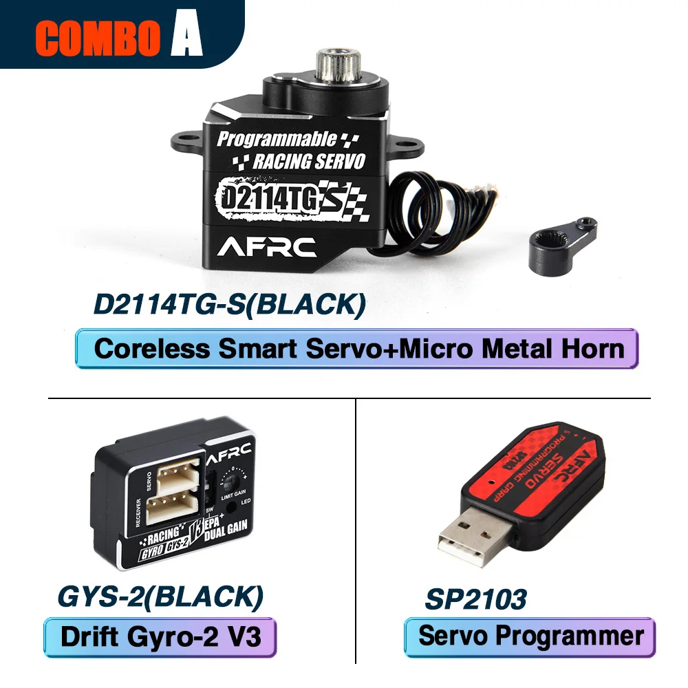 AFRC Professional RC Drift Kit Programmable Micro Servo Coreless Motor ...