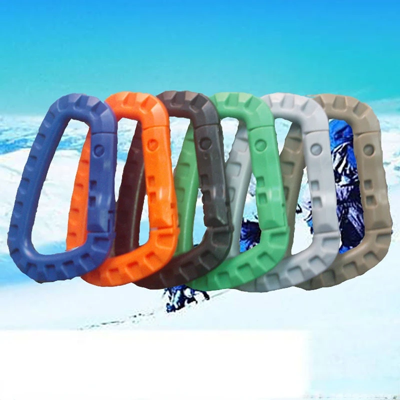 6x Cadet Hiking Camping Tactical Carabiner Carabina Karabiner Clip ...