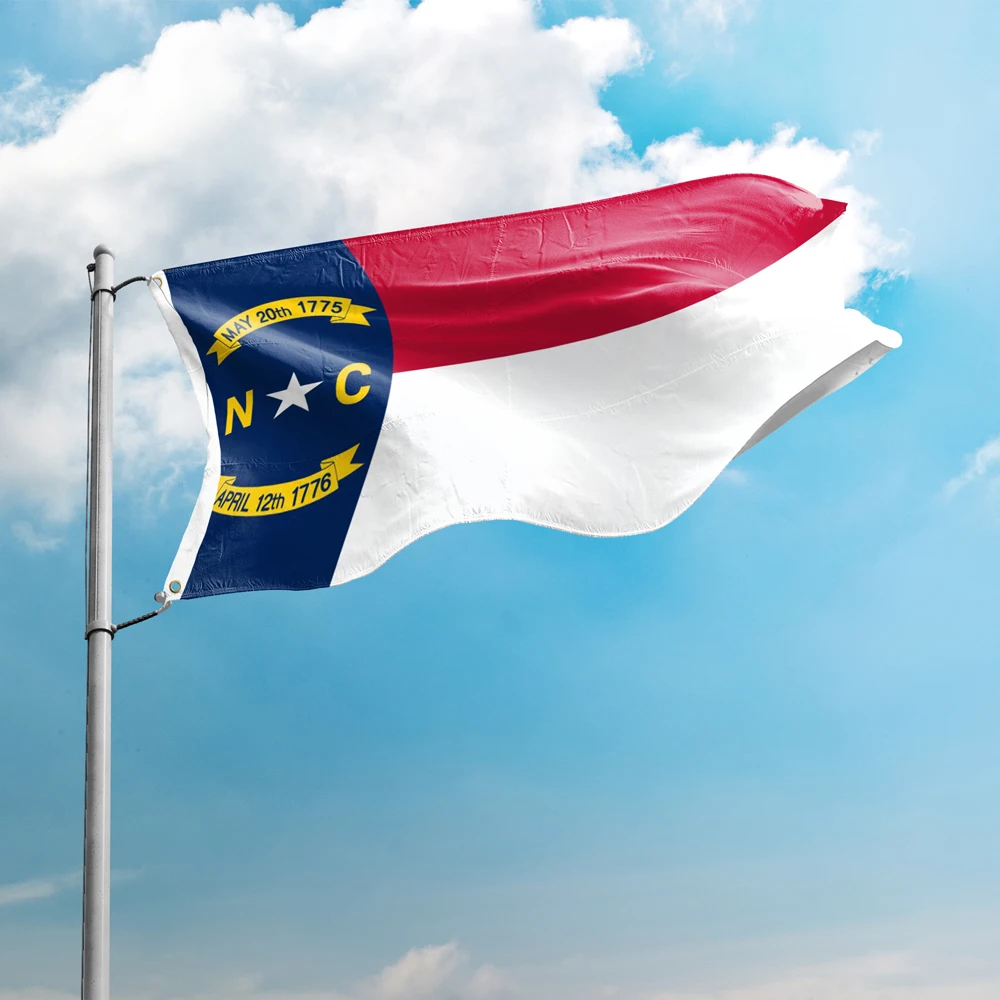 North Carolina Flag 3* 5FT 90*150CM USA States Flags Design Custom Logo ...