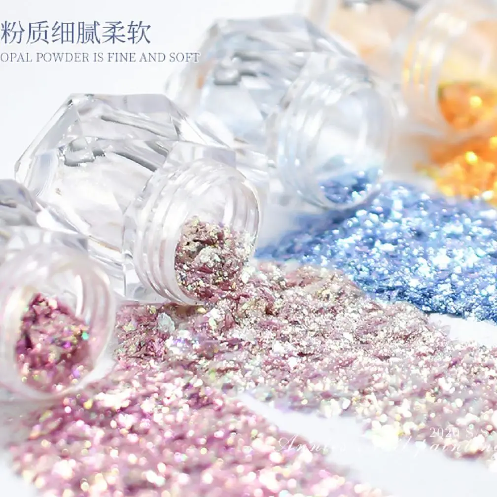 Manicure-Opal-Powder-Polarized-Powder-Ultra-Thin-Sequins-Brocade ...