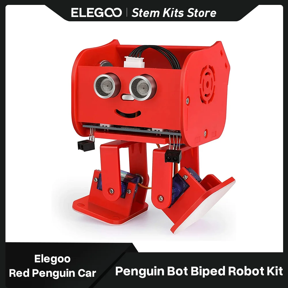 ELEGOO-Penguin-Bot-Biped-Robot-Kit-Compat-vel-com-o-Projeto-Arduino-Tutorial-de-Montagem ...