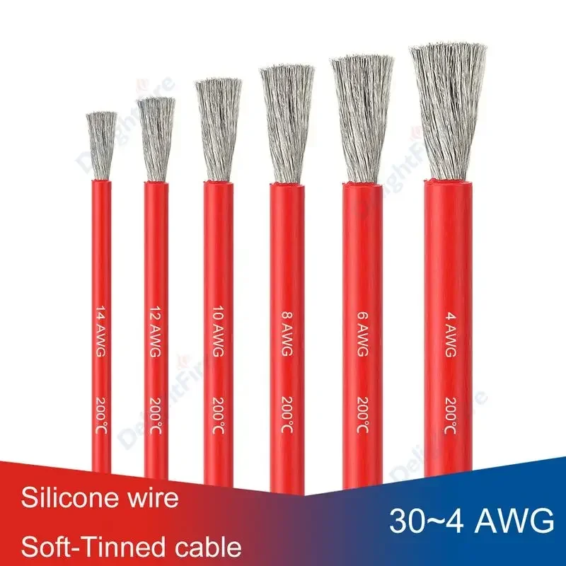 Flexible-Silicone-Cable-Red-Black-Electrical-wires-For-Battery-Car ...