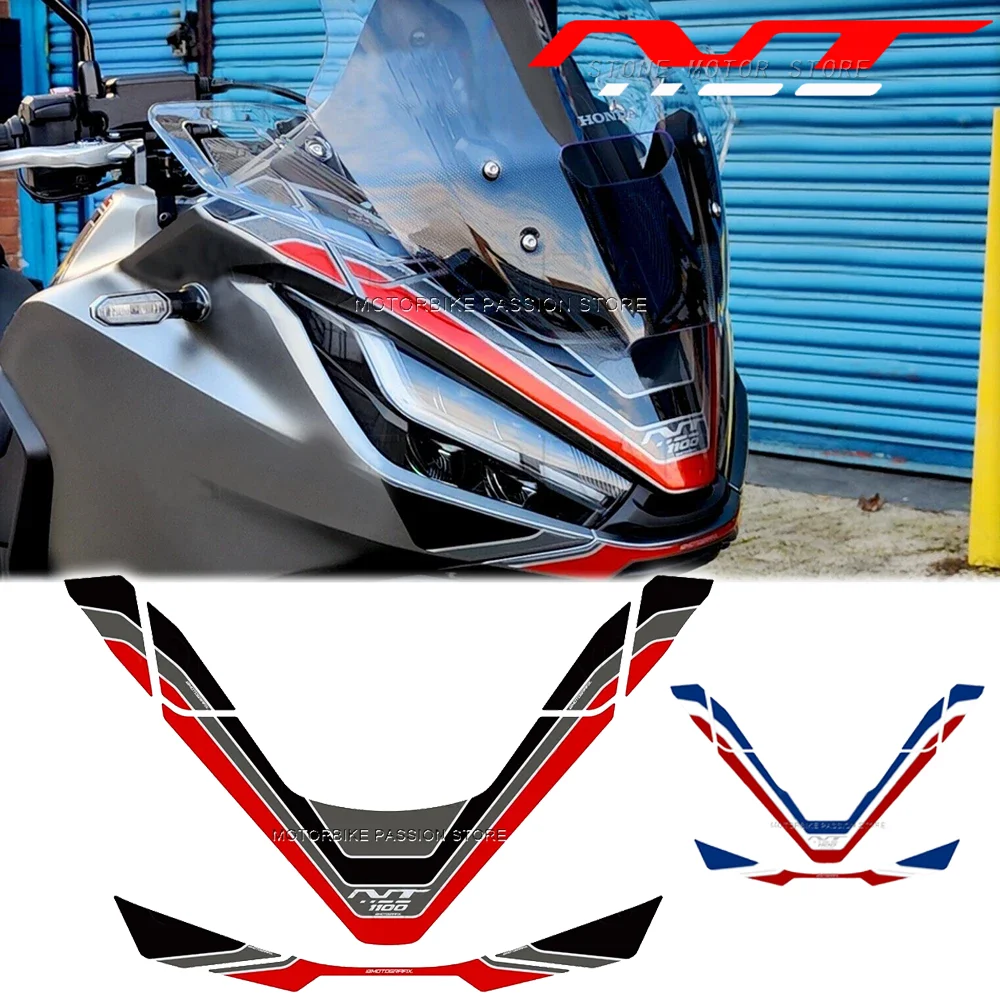 For-Honda-NT1100-NT-1100-2022-2023-3D-Resin-Sticker-Motorcycle-Front ...