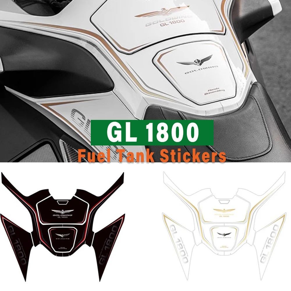 Motorcycle New Fuel Tank Stickers GL1800 Accessories Goldwing GL 1800 ...