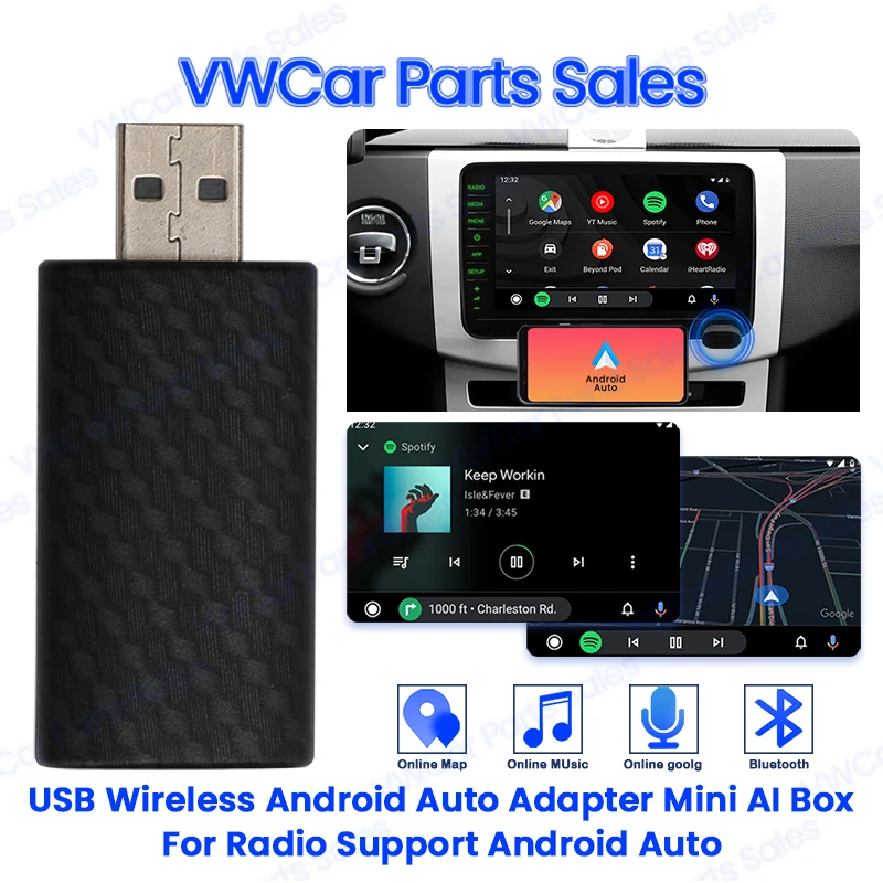 USB-Mini-Android-Auto-Wireless-Adapter-USB-Dongle-Smart-AI-Box-Car-OEM ...
