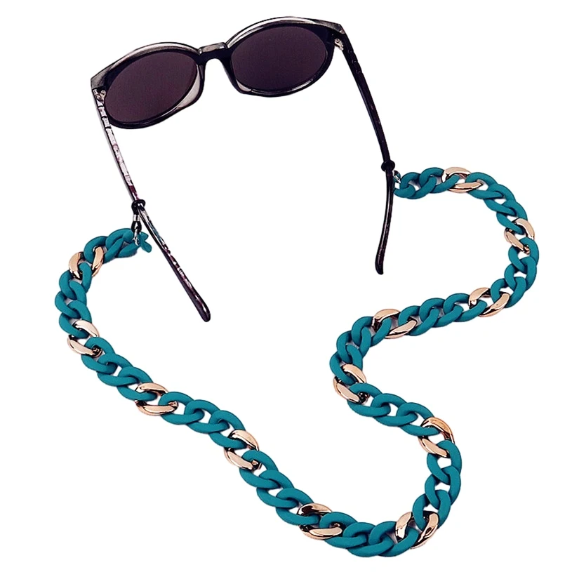 New Matte Acrylic Link Glasses Chain Face Mask Lanyard for Women ...
