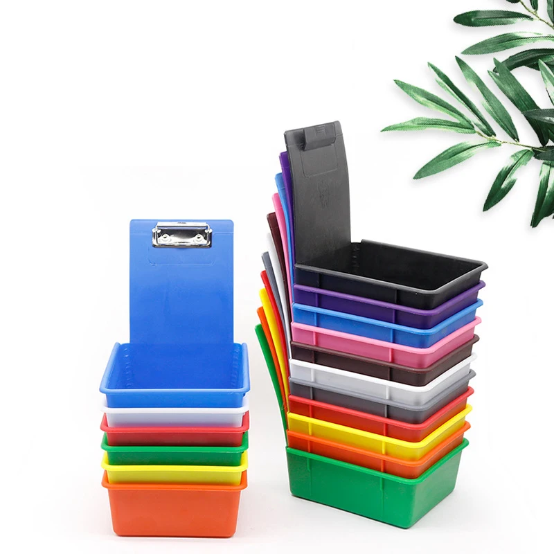 Dental-Lab-Storage-Box-Colourful-PP-Plastic-Work-Tray-Pans-Durable-Case ...