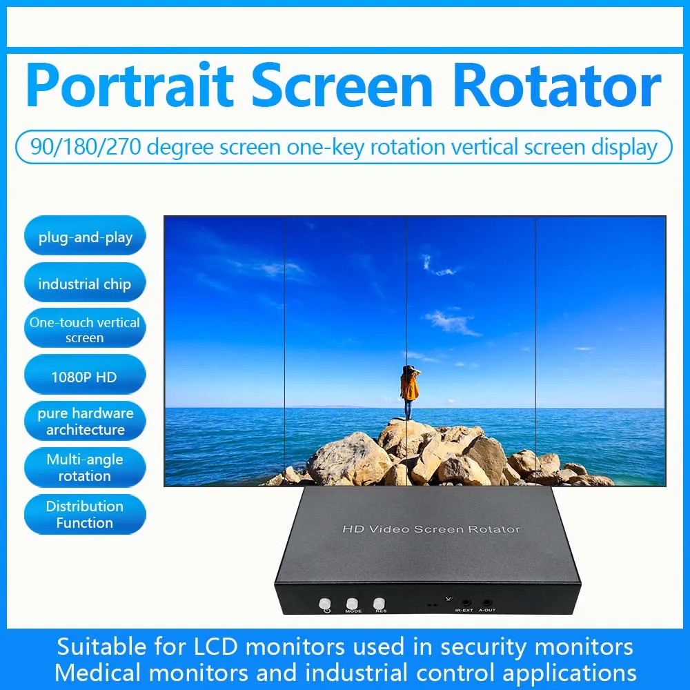 Controlador-de-pared-de-Video-Vertical-90-grados-180-grados-rotaci-n-de ...