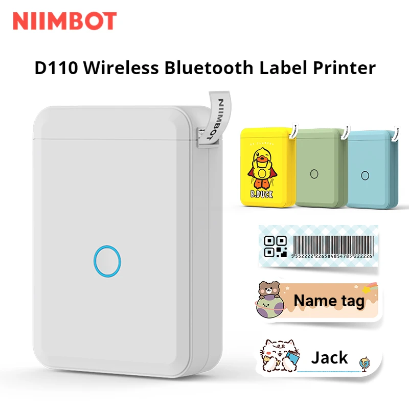 NIIMBOT-D110-Label-Maker-Machine-Portable-Sticker-Printer-12-15mm ...