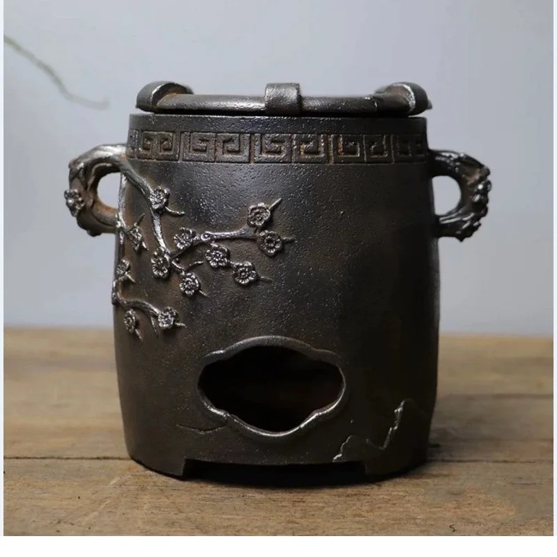 Portable-charcoal-cast-iron-barbecue-grills-tea-making-wine-warming ...