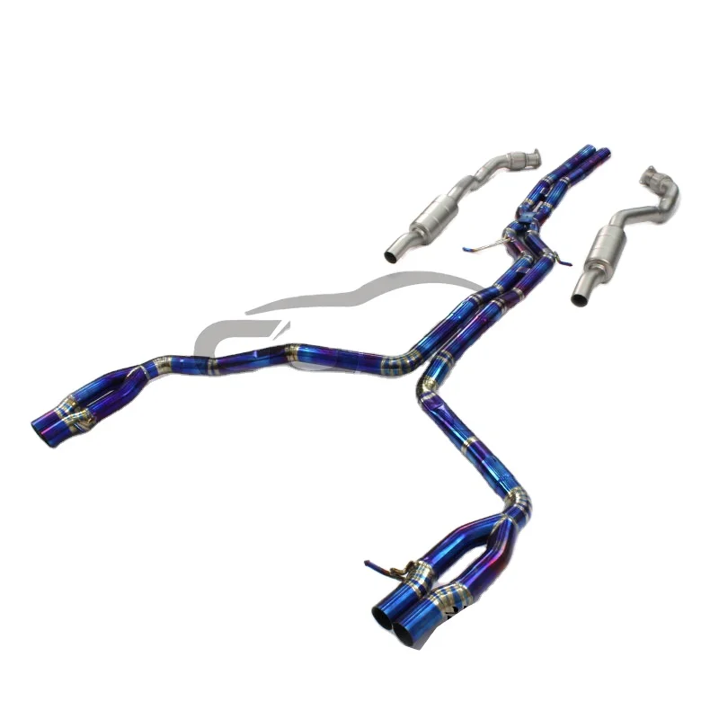 Catback Exhaust Downpipe For Audi S6 S7 C7 4 0t 2013 2018 High