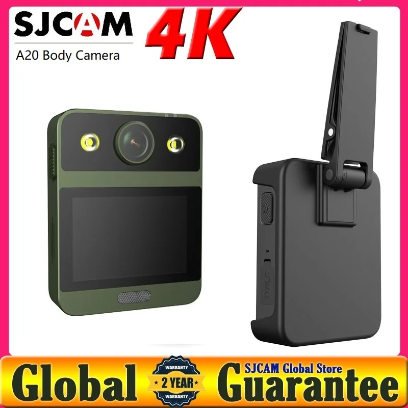 SJCAM A20 Portable Body Camera 10m LED Night View Gyro Touch Screen ...