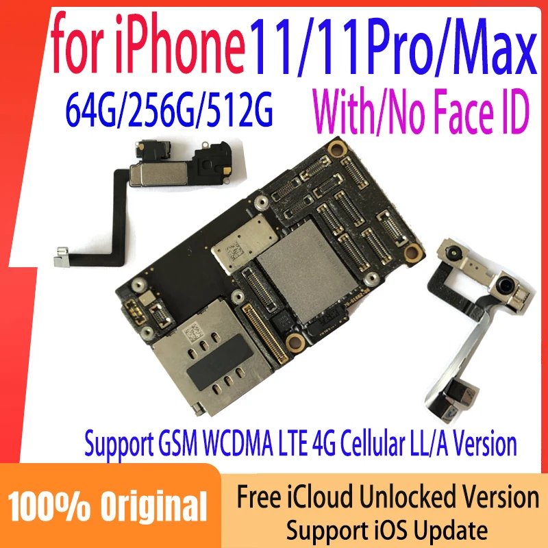 Placa-base-Original-para-iPhone-11-placa-base-con-identificaci-n-facial ...
