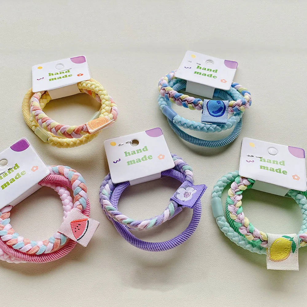 Candy-Color-Head-Rope-for-Kids-High-Elastic-Rubber-Band-Hairties-para ...