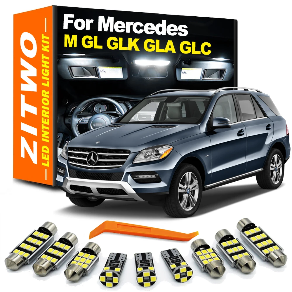 ZITWO Complete Car LED Interior Light Kit For Mercedes Benz MB M ML GL ...