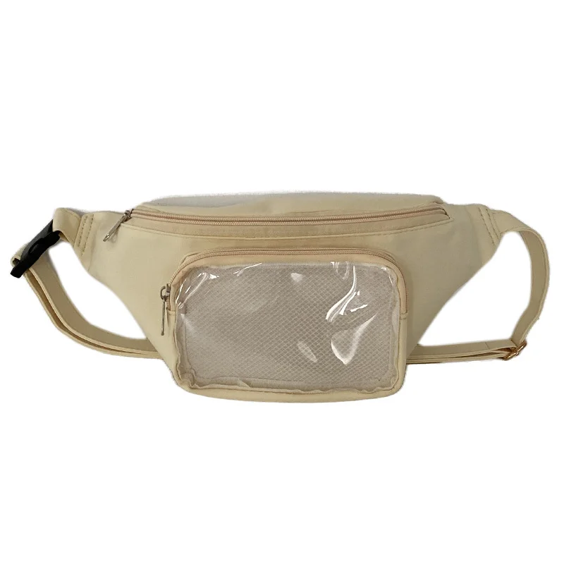 Women-Clear-Chest-Crossbody-Bag-Female-Waterproof-Nylon-PVC-Ita-Fanny ...