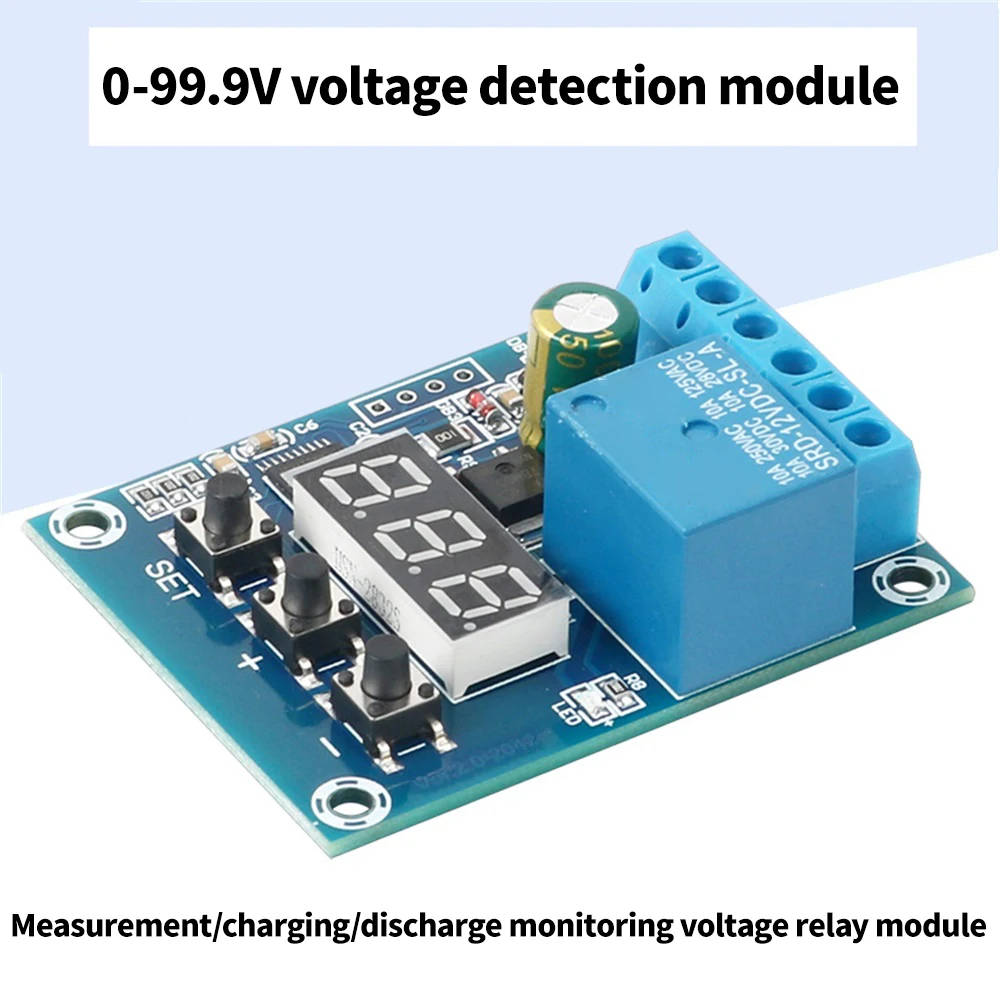 DC9V-12V-24V-Battery-Voltage-Monitor-Module-Relay-Switch-Control-Board ...