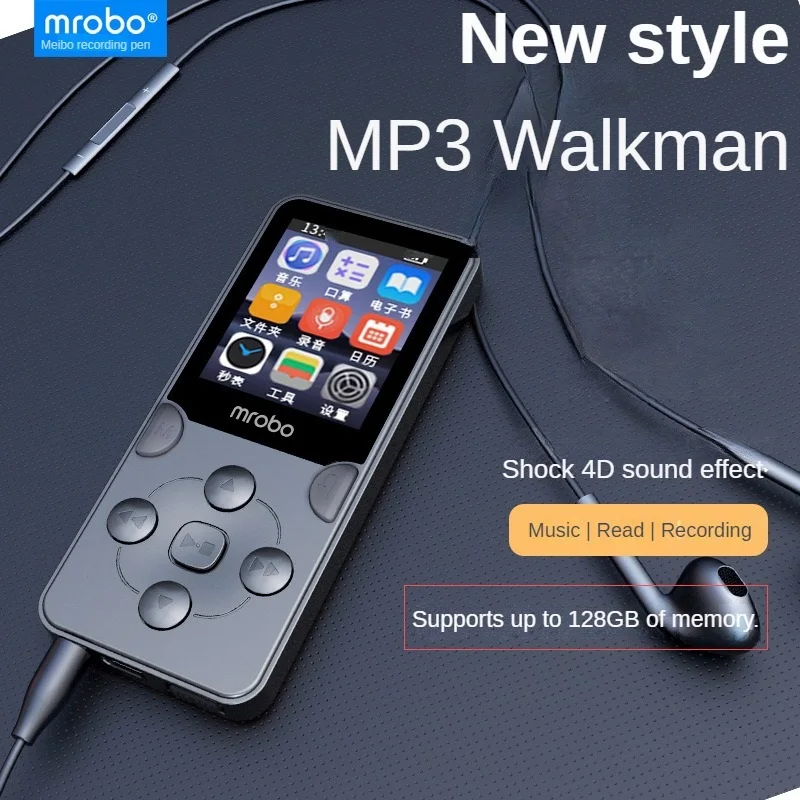 2023-New-MP3-Player-Walkman-EBook-HIFI-Music-Sports-Noise-Reduction ...