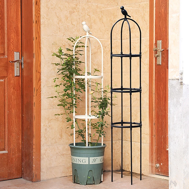 1Set-Climbing-Plant-Trellis-Garden-Support-Cages-For-Flowers-Plants ...