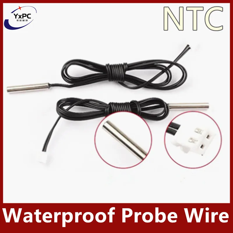 1PCS 50cm NTC Thermistor Temperature Sensor B3950 3435 2K 5K 10K 15K 20K 50K 100K 1% Air probe ...