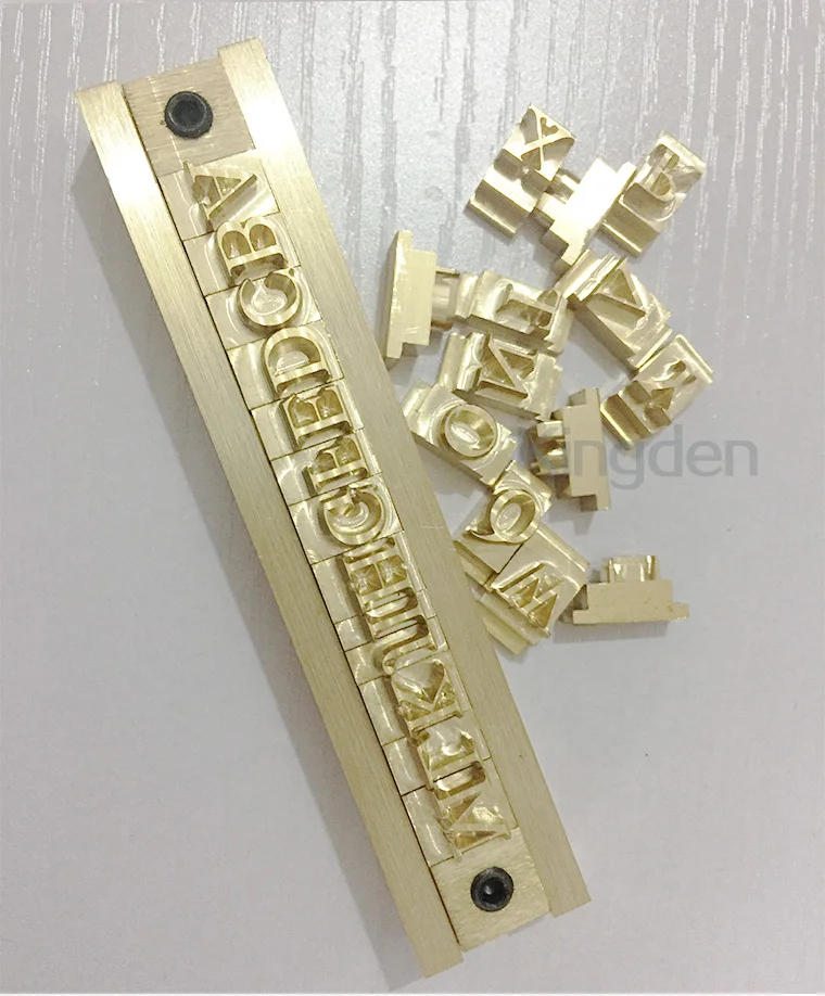 Press Alphabet Letter Copper Stamp Mold Brass Character Letters Mold ...