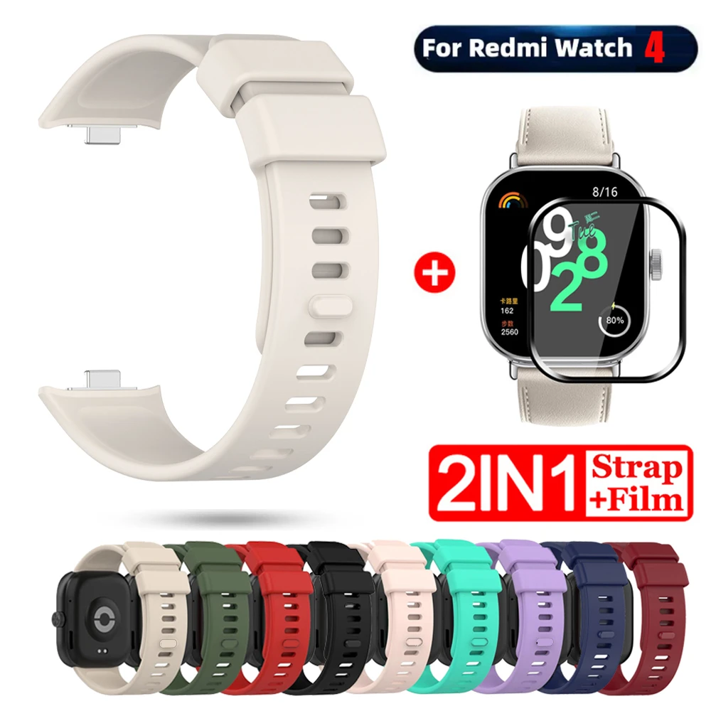 Replacement-Strap-For-Xiaomi-Redmi-Watch-4-Strap-Silicone-Watchbands ...