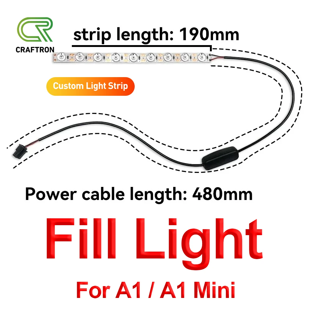 A1-mini-Fill-Light-Led-strip-For-Bambu-lab-High-temperature-resistance ...