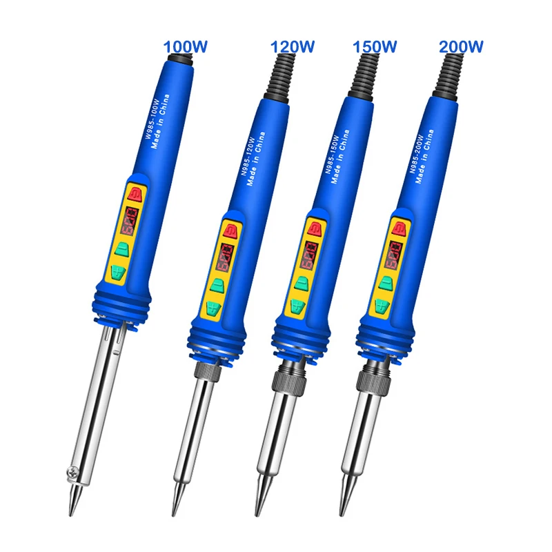 100-200W high-power digital display adjustable temperature soldering ...