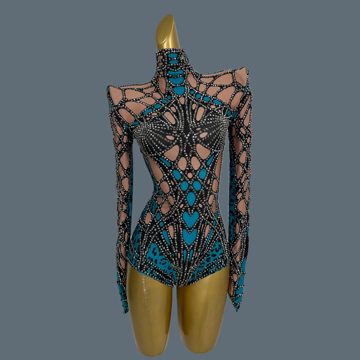 Sexy Rhinestone High-waisted Shorts Party Bar Show Performance Costume ...