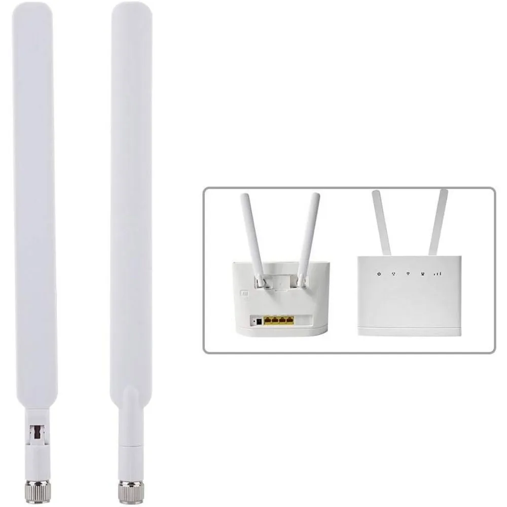 2PCS-4G-LTE-Wireless-Router-Antenna-2X-5dBi-Signal-Gain-Antenna-with ...