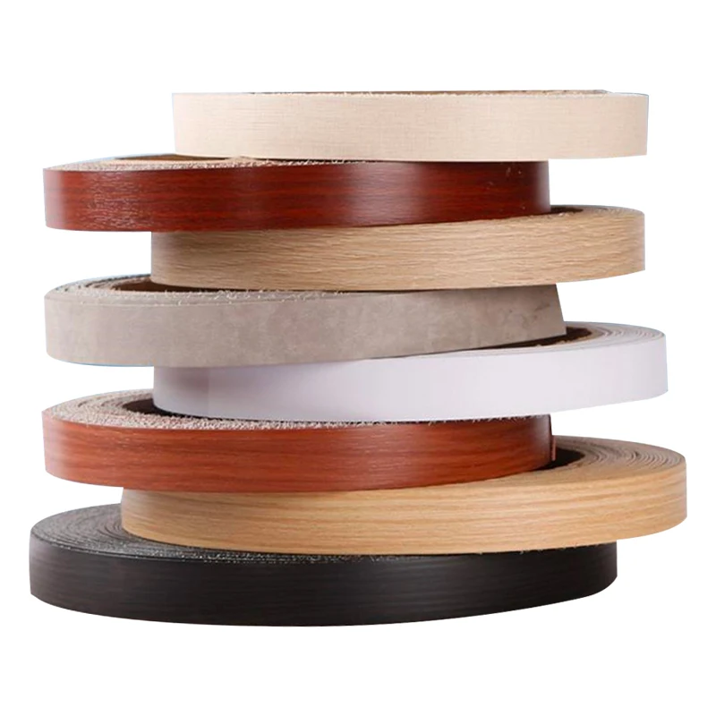 12Color Self adhesive Furniture Wood Veneer Sheet Decor PVC Edge ...