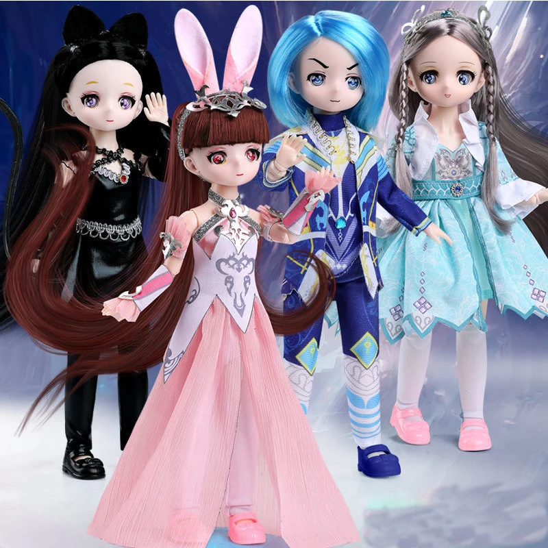 1-6-BJD-Doll-Prince-Princess-Dolls-Anime-Eyeballs-Cartoon-Figure-Toys ...