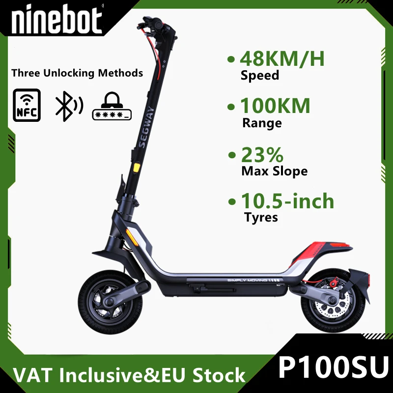 EU-STOCK-Ninebot-by-Segway-P100SU-Electric-Scooter-100Km-Long-Range-10 ...