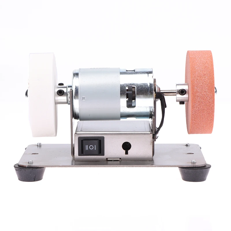 100W-Double-Grinder-Machine-Artifact-Table-Grinder-Motor-Micro-Coarse ...