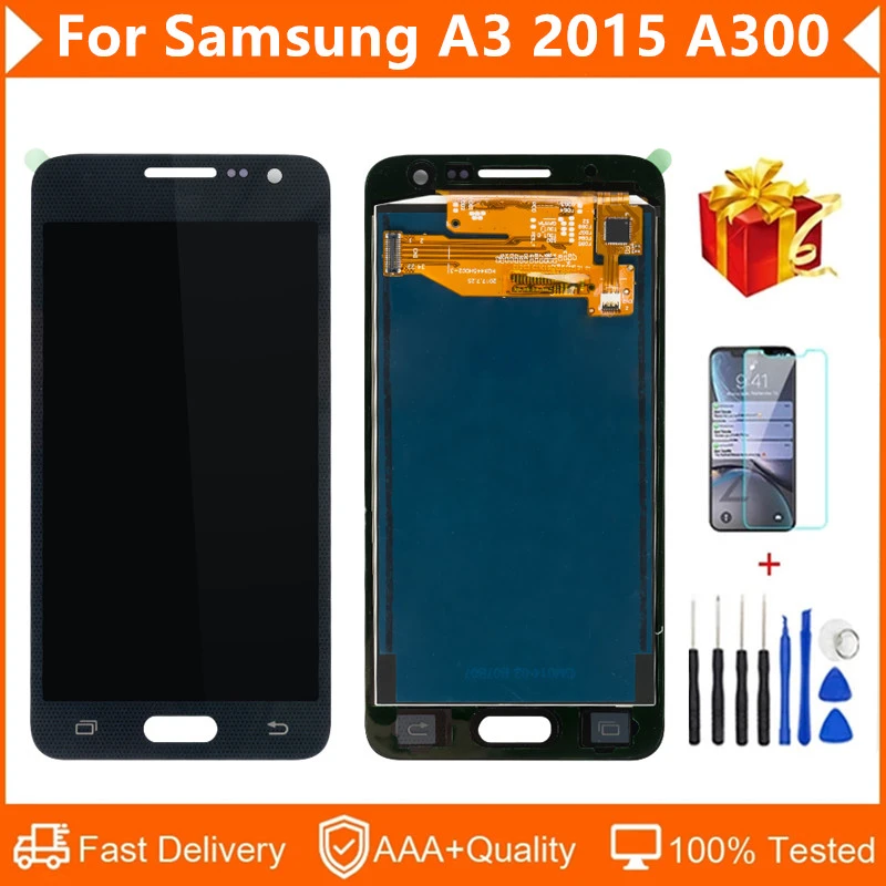 A300 4.5" Display For Samsung Galaxy A3 2015 Lcd A300f Sm-a300f Sm ...