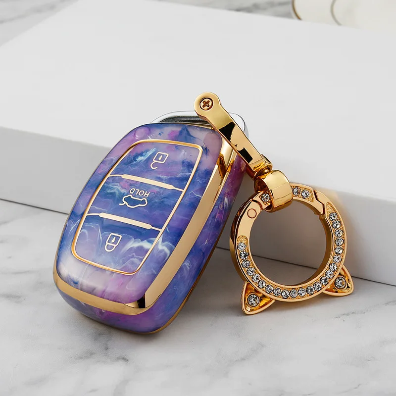 Car-Key-Case-Cover-For-Hyundai-Tucson-Sonata-Santa-Fe-Creta-Elantra ...