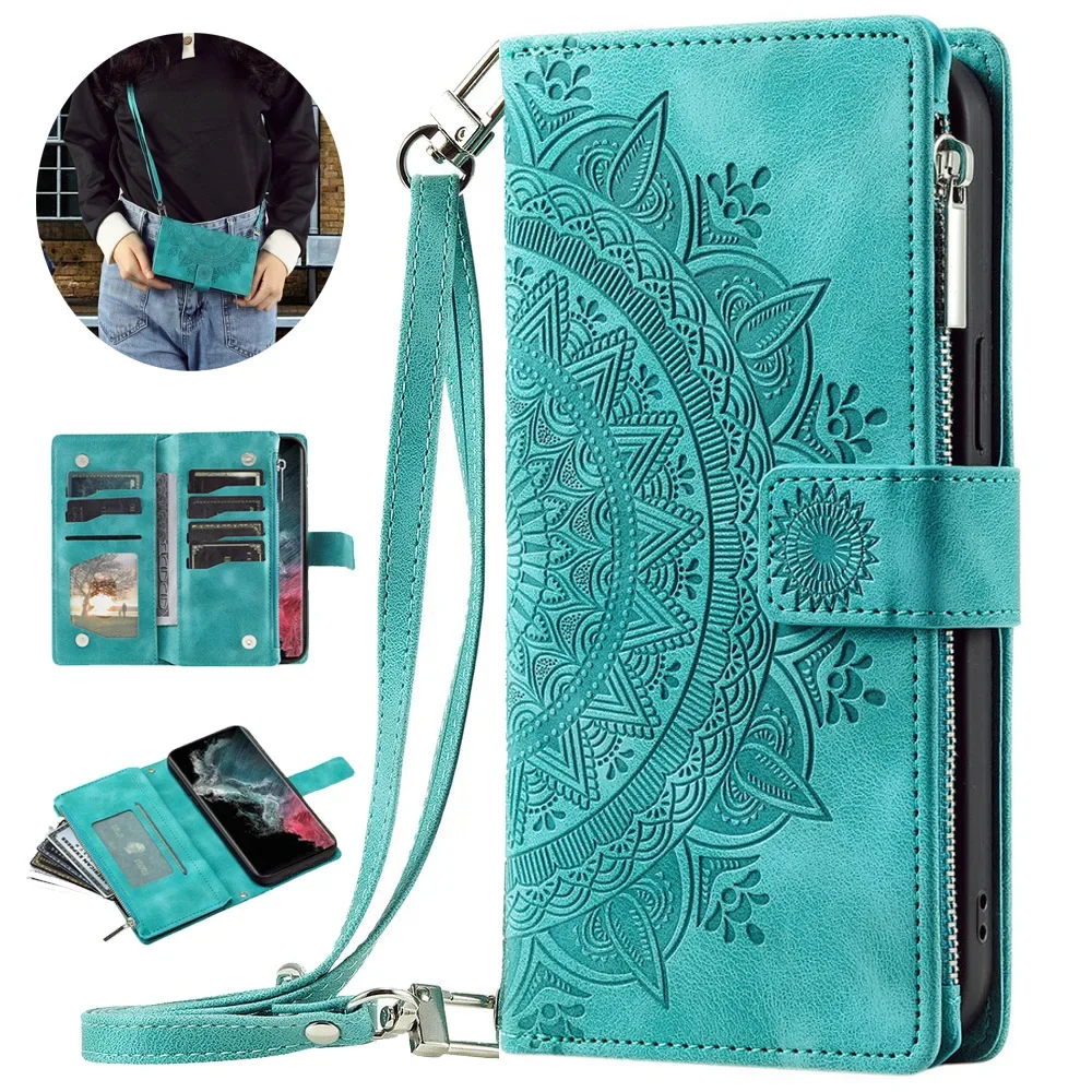Crossbody-Zipper-Wallet-Case-for-Samsung-Galaxy-A71-A51-A50-A41-A21S ...
