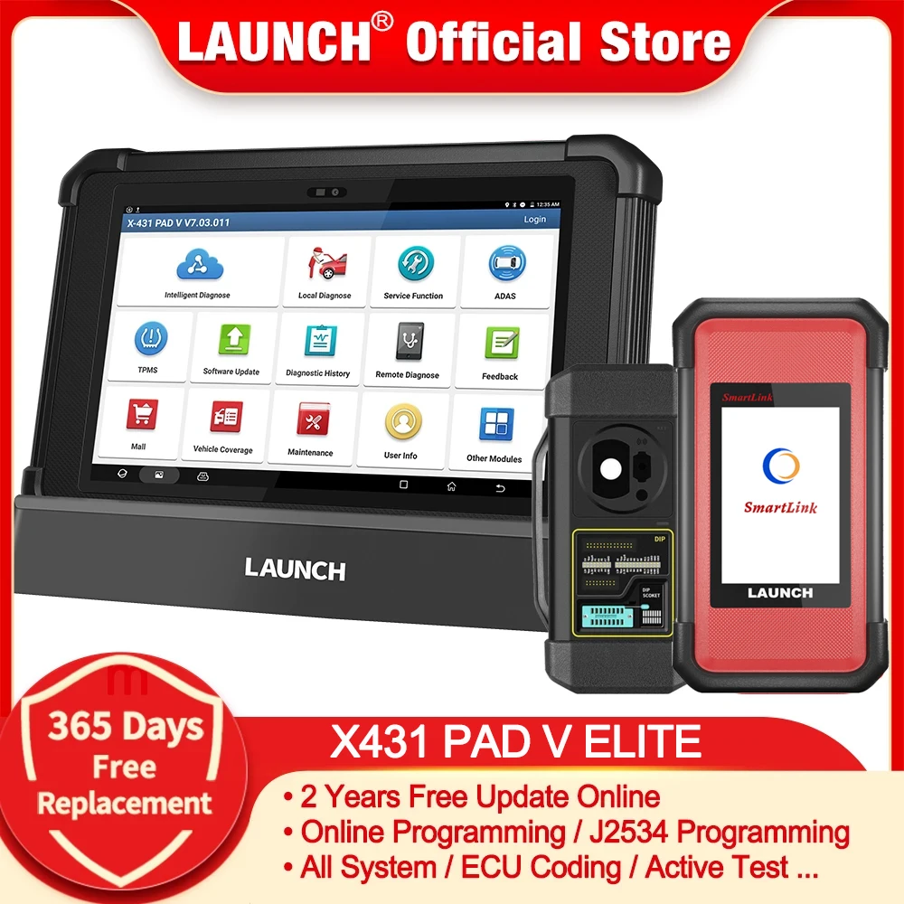 LAUNCH-X431-PAD-V-ELITE-10-1-Car-Diagnostic-Tools-Auto-ECU-Online ...
