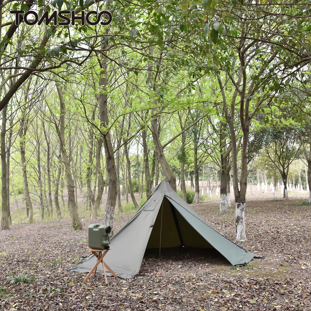 Tomshoo Flame-retardant Pyramid Hot Tent Outdoor Camping Waterproof ...