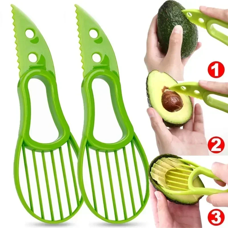Multifunctional-Avocado-Cutter-Corer-Butter-Fruit-Slicer-Peeler-Pulp-Separator-Plastic-Knife ...