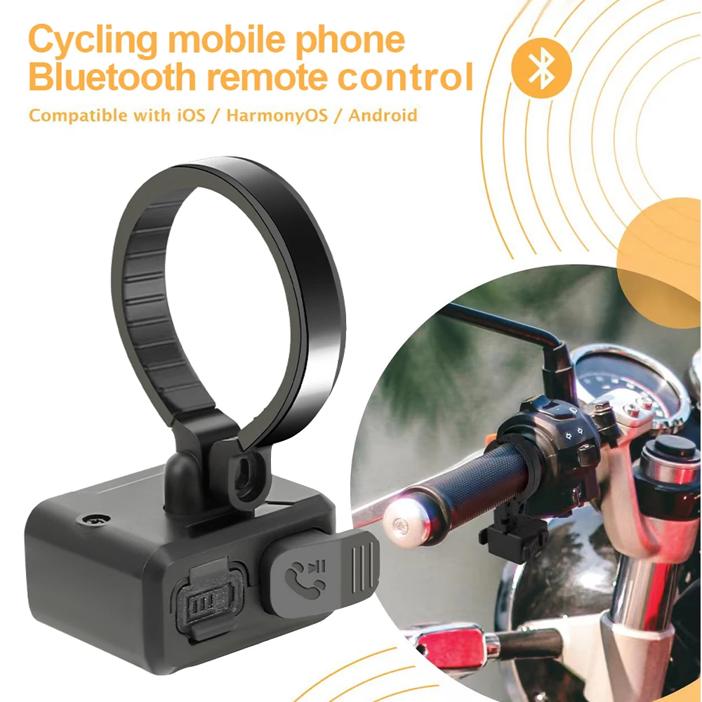 Motorcycle Handlebar Media Controller Steering Wheels Switch Bluetooth ...