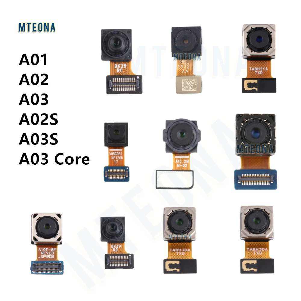 Original For Samsung Galaxy A01 A02 A03 A02s A03s A03 Core Small Front Camera Big Back Rear Main ...