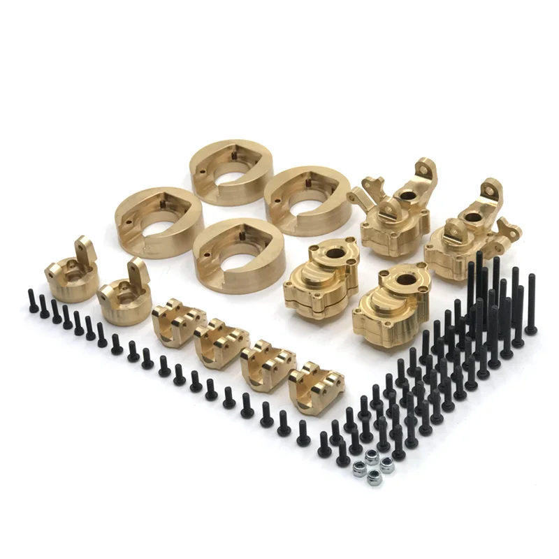 Metal-Upgrade-Counterweight-Steering-Cup-Tie-Rod-Holder-Rear-Cup-Brass ...