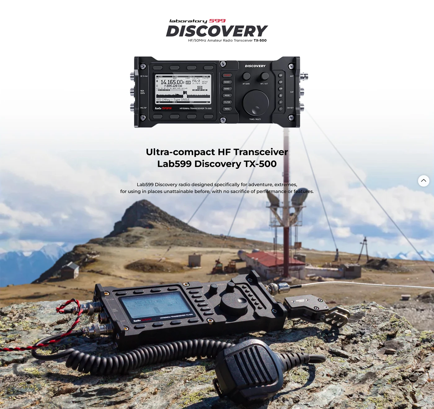 Discovery Lab599 TX-500 портативный трансивер | AliExpress