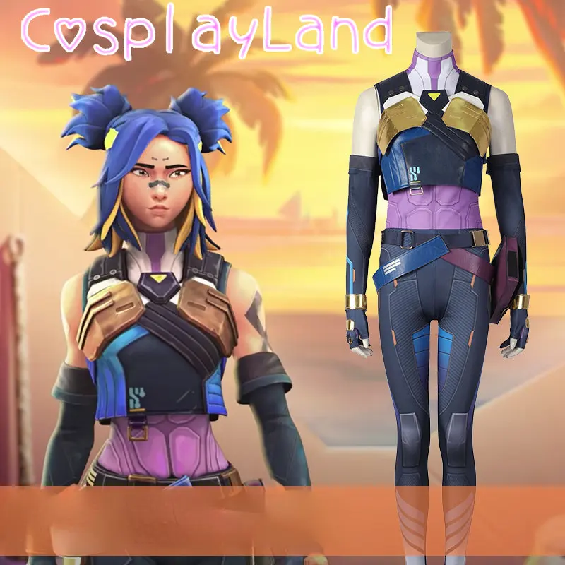 Neon-Cosplay-Game-Valorant-Neon-Cosplay-Costume-Blue-Women-Suit-Combat ...